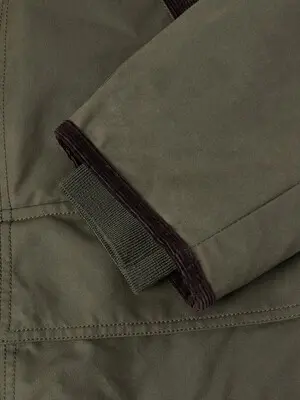 Purdey Pembroke Corduroy-trimmed Cotton-canvas Coat