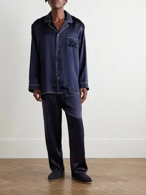Zimmerli Silk-satin Pyjama Set