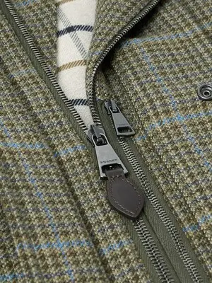Purdey Checked Wool-tweed Coat
