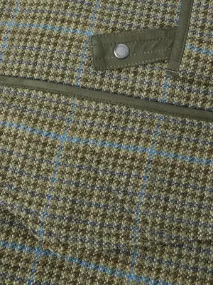 Purdey Checked Wool-tweed Coat