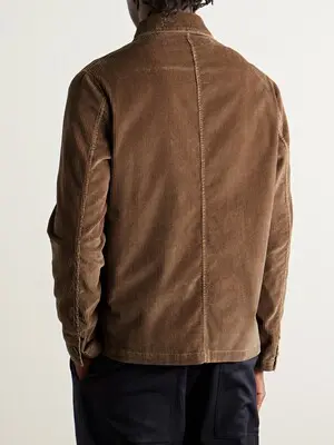 SLOWEAR Incotex Cotton-blend Corduroy Chore Jacket