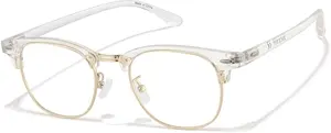 Zenni Vintage Browline Glasses - Clear