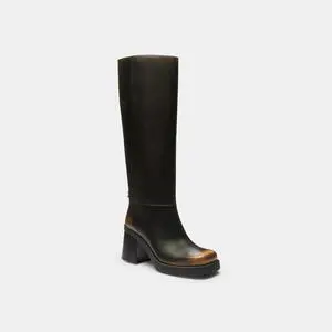 COACH Sculpted C Tall Boot In Loved Leather