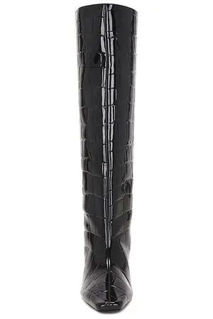 Retrofete Taliyah Embossed Patent Leather Knee-high Boots