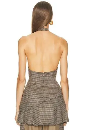 MIMCHIK Archer Halterneck Top