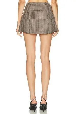 MIMCHIK Archer Pleated Skirt