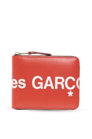 Comme Des Garçons Wallet With Logo - Red