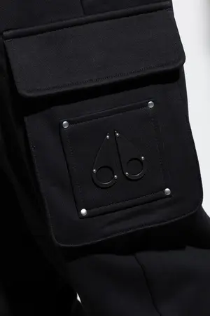 Moose Knuckles Cargo Sweatpants - Black