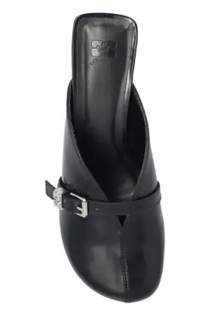 GANNI Heeled Mules - Black