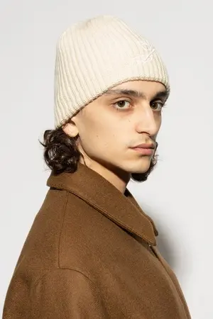 Jacquemus Woolen Espiral Hat - Cream