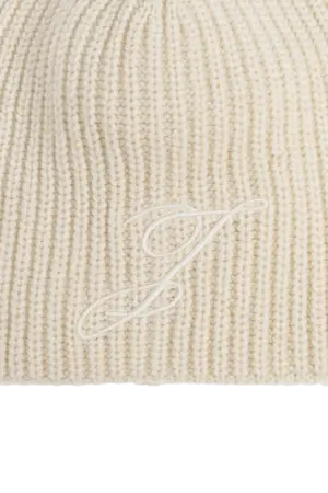 Jacquemus Woolen Espiral Hat - Cream