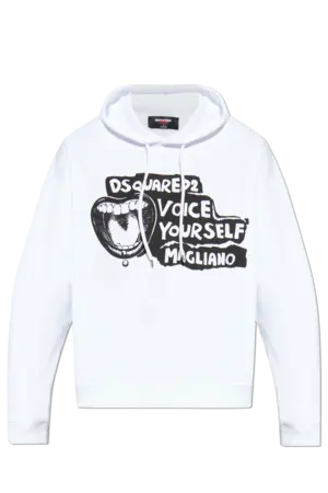 Dsquared2 X Magliano Hoodie - White
