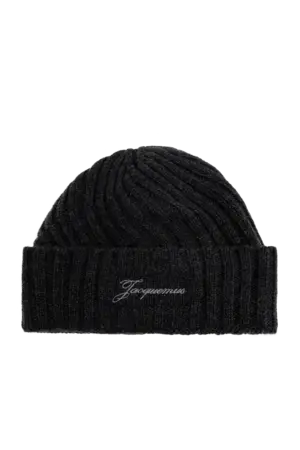 Jacquemus Tourni’ Beanie - Grey