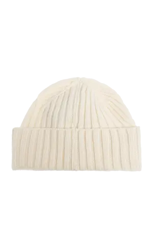 Jacquemus Tourni" Knit Cashmere-merino Wool Cap - Cream