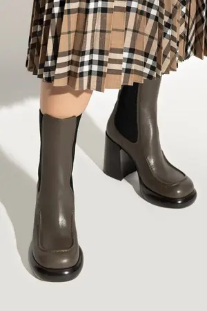 Burberry Chelsea Heeled Ankle Boots
