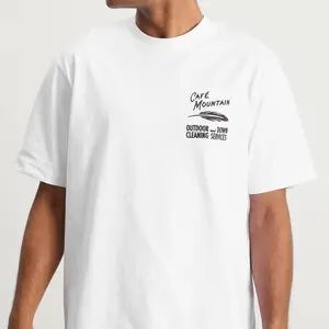 CAFÉ MOUNTAIN Down Cleaning Duck T-shirt