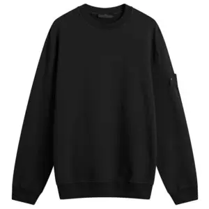Stone Island Ghost Crew Neck Sweatshirt - Black