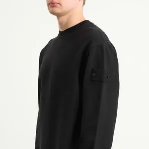 Stone Island Ghost Crew Neck Sweatshirt - Black