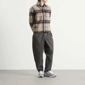 KESTIN Haston Jacket - Oat Check Brushed Wool