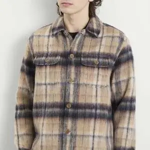 KESTIN Haston Jacket - Oat Check Brushed Wool