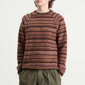 KESTIN Junction Knitted Fairisle Sweatshirt