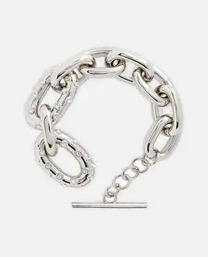 Rabanne Chain Link Bracelet Argento
