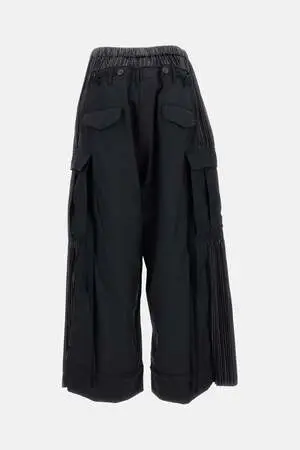 Junya Watanabe Baggy Wool-blend Cargo Trousers