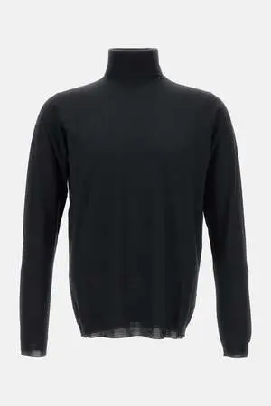 GOES BOTANICAL Extrafine Merino Wool Turtleneck Sweater - Nero