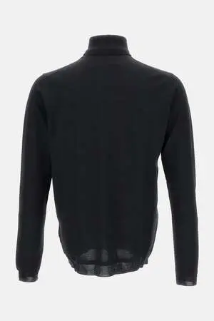 GOES BOTANICAL Extrafine Merino Wool Turtleneck Sweater - Nero