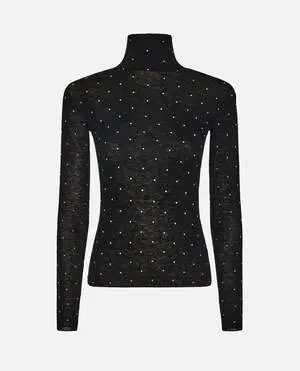 Rabanne Turtleneck Sweater With Appliqués