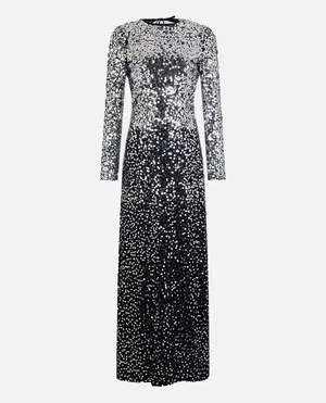 Rabanne Sequined Long Dress