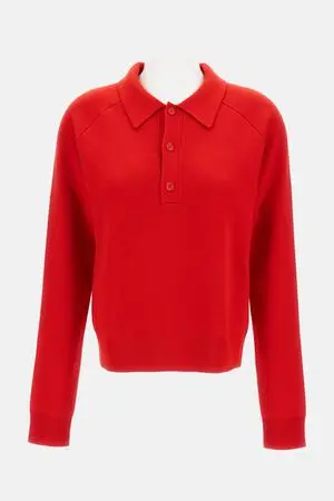 META CAMPANIA COLLECTIVE Merino Wool Polo Shirt