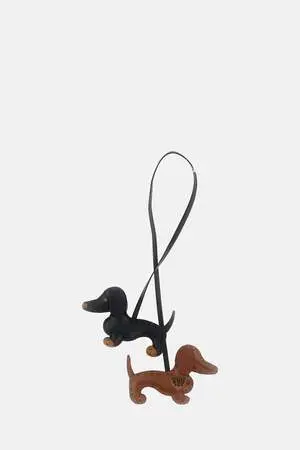 BIFFI - STATE OF MIND Dachshund Bag Charm - Multicolore