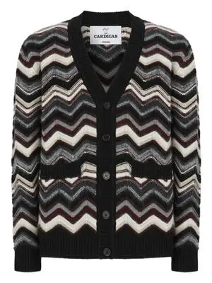 MISSONI Chevron-Pattern Cardigan