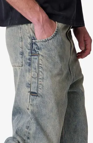 Mnml Moto Jeans - Vintage Blue