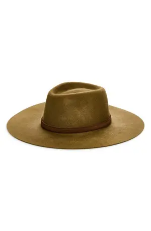 Janessa Leoné Beck Wool Felt Fedora - Camel