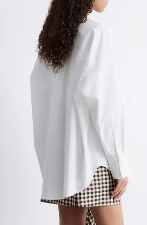 & Other Stories Oversized Cotton Button-up Shirt