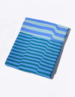 TORTUGA FORMA Stripe Tablecloth Reversible