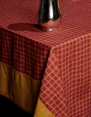 TORTUGA FORMA Grid Tablecloth Reversible