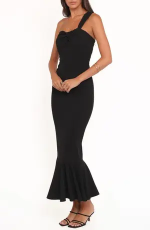 PETAL & PUP Sasha One-shoulder Maxi Dress