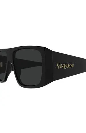 Saint Laurent 57mm Rectangular Sunglasses