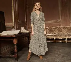 HMD Laurel Dress - Olive Cherry Willow