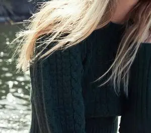 HMD Cable Knit Alpaca Blend Sweater