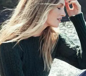 HMD Cable Knit Alpaca Blend Sweater