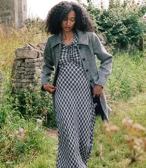 HMD Bonnaire Tailored Tweed Coat