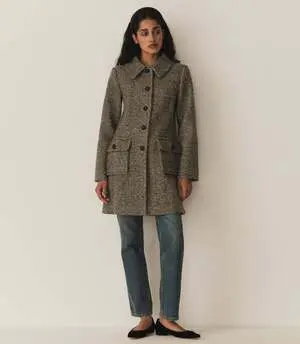 HMD Bonnaire Tailored Tweed Coat