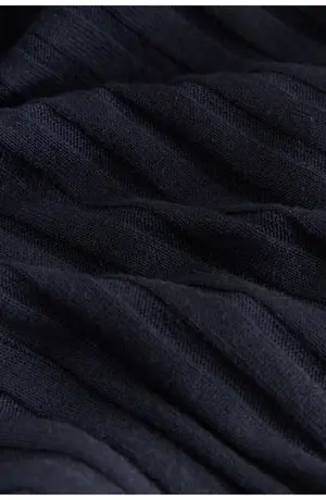 NEXT Long Sleeve Ribbed Mini Dress