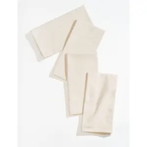 TORTUGA FORMA Sabi Formal Dinner Napkins Set Of 4 - Rice