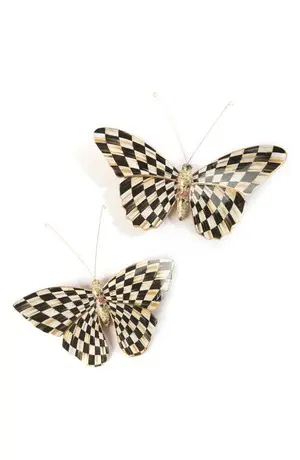 MACKENZIE-CHILDS Set Of 2 Butterfly Wall Decor - Courtly