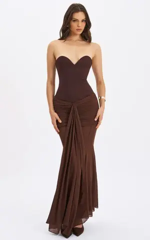 Miss Circle Ruched Evening Dresses